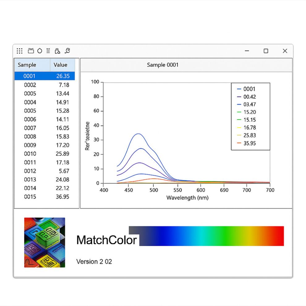 Sistema software de igualación de colores PeColor | Jimlab